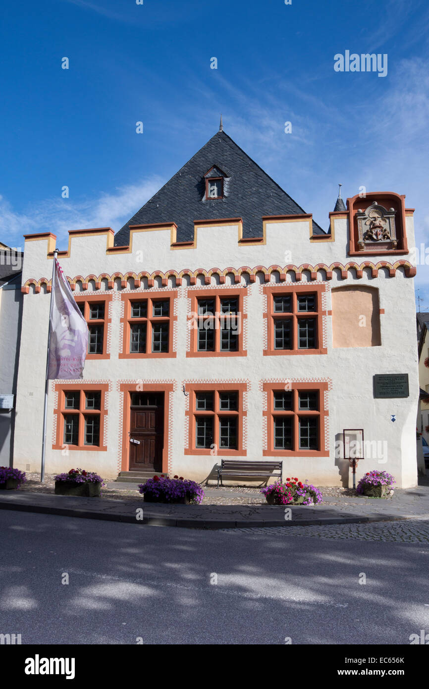 Birthplace of the cardinal Nicholas of Cusa Nikolaus von Kues in the ...