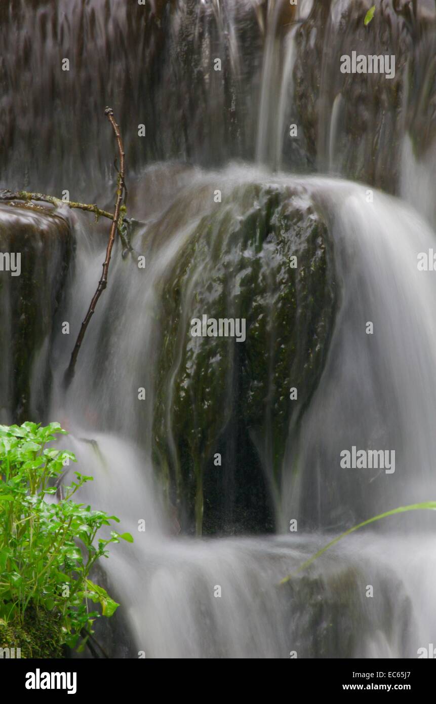 Waterfall in the Inner Circle in Regent's Park in London, England Stock ...