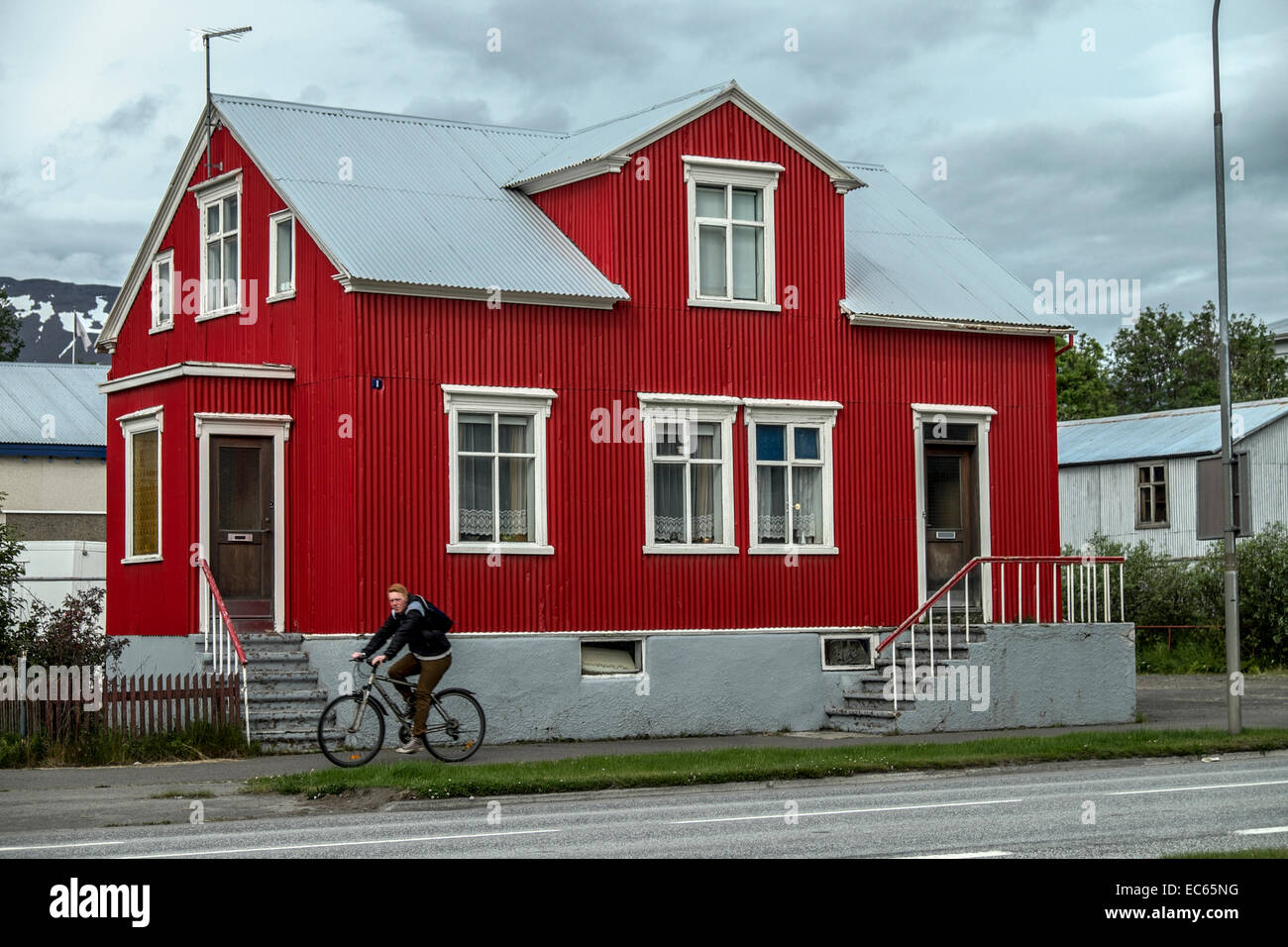 Akureyri iceland house housing hi-res stock photography and images - Alamy