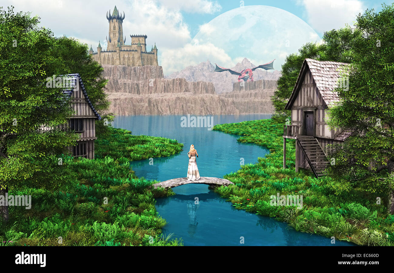 Castle dragon castle hi-res stock photography and images - Alamy