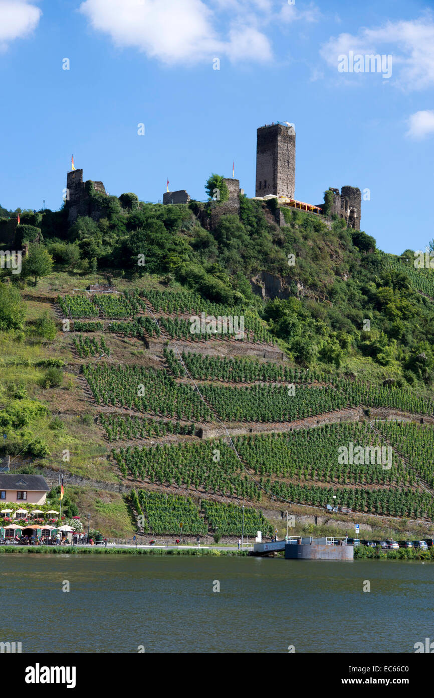Castle Metternich, Beilstein, Moselle, district Cochem Zell, Rhineland ...