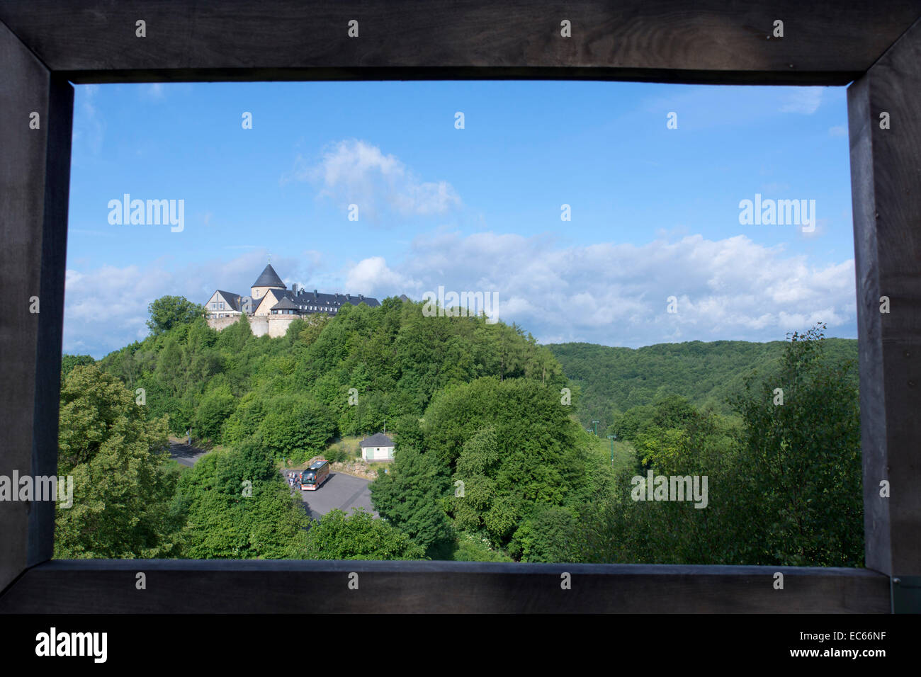 Schloss Waldeck Castle, district of Waldeck Frankenberg, Northern Hesse ...