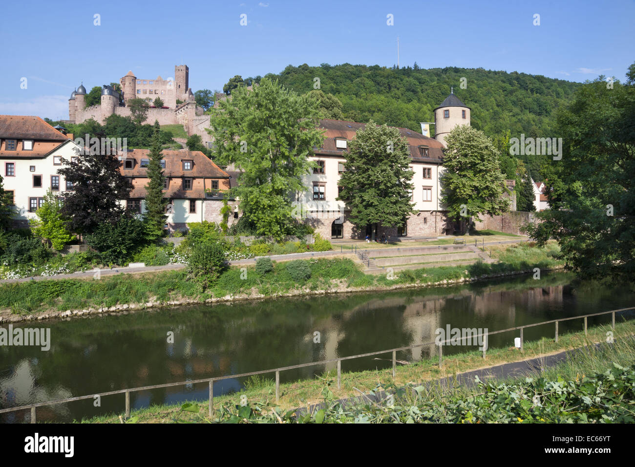 Romantic Tauber Valley near Wertheim, Main-Tauber district, Baden ...