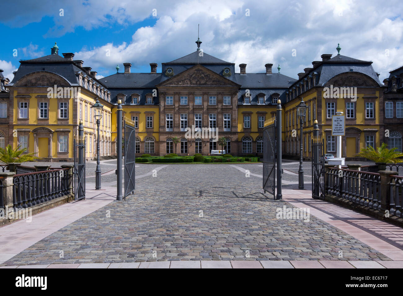 Old Baroque Residenzschloss royal palace, Bad Arolsen, Hesse, Germany ...