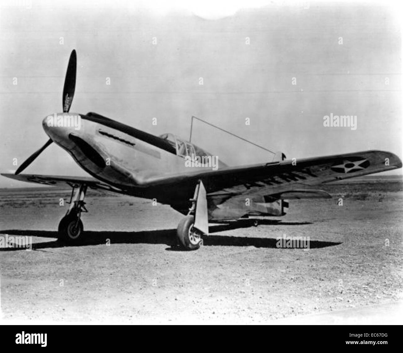 Photograph of the North American XP-51 Mustang, registration 15245 ...