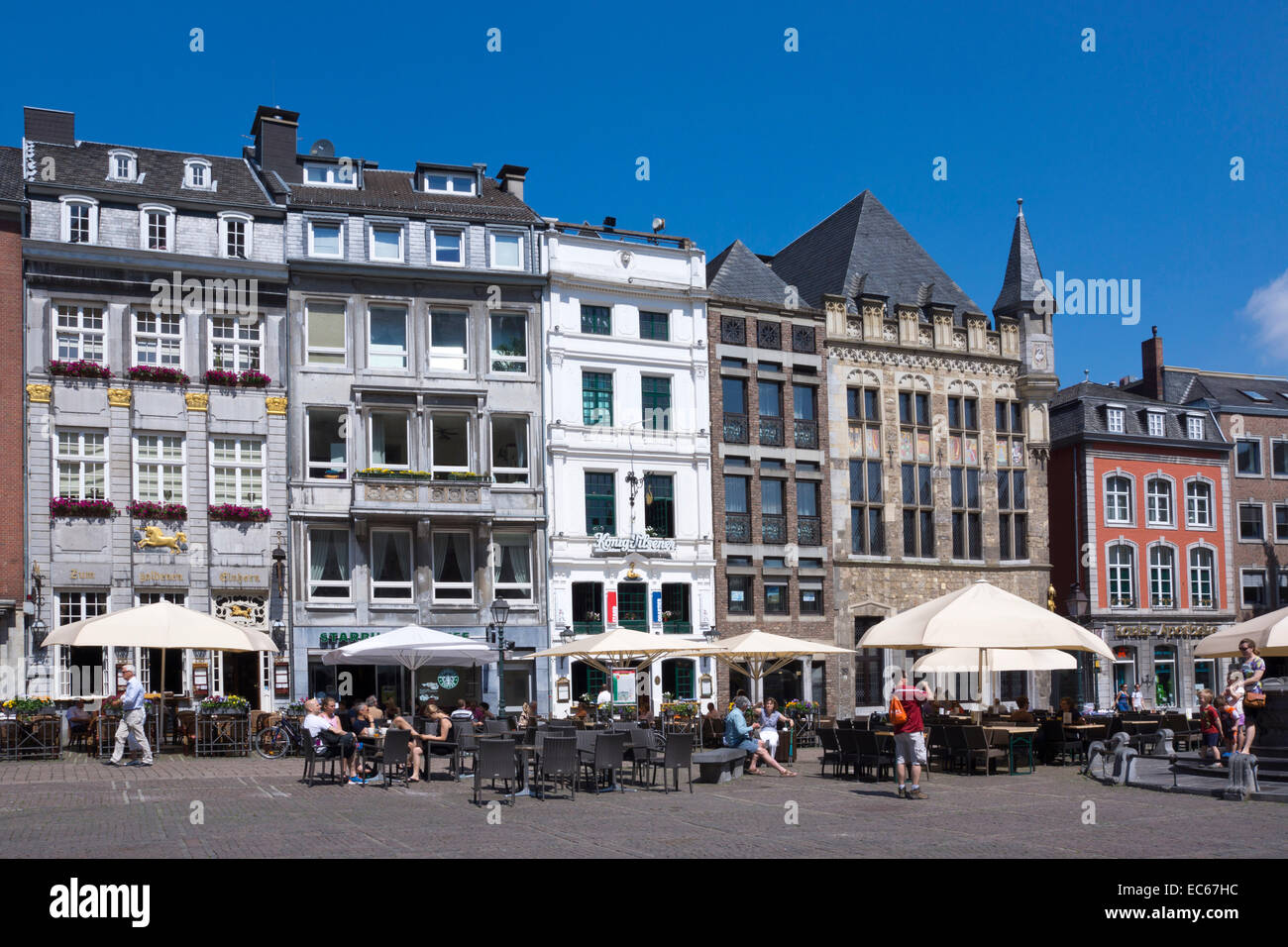 Market square aachen hi-res stock photography and images - Alamy