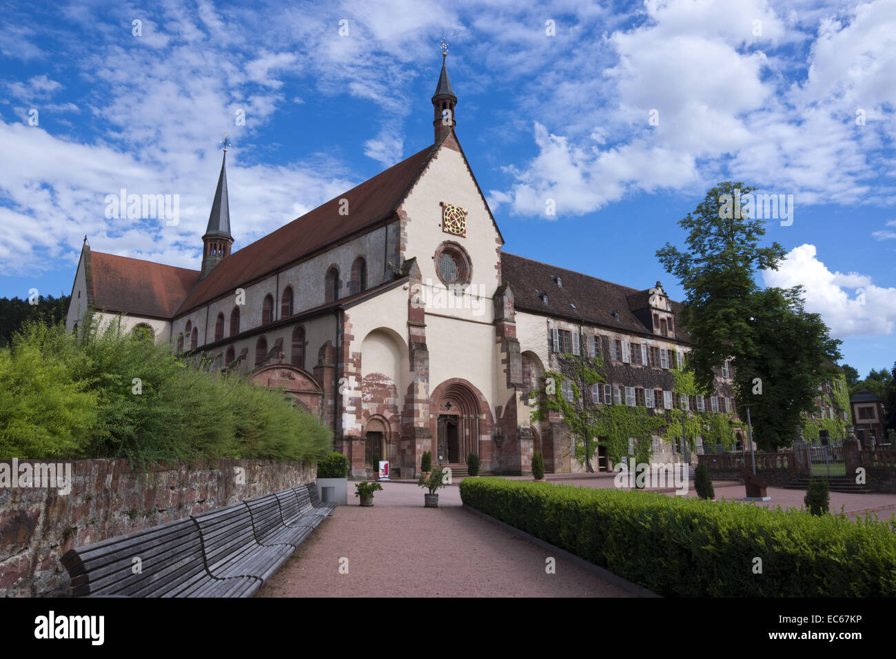 Bronnbach cistercian monastery taubertal valley hi-res stock ...