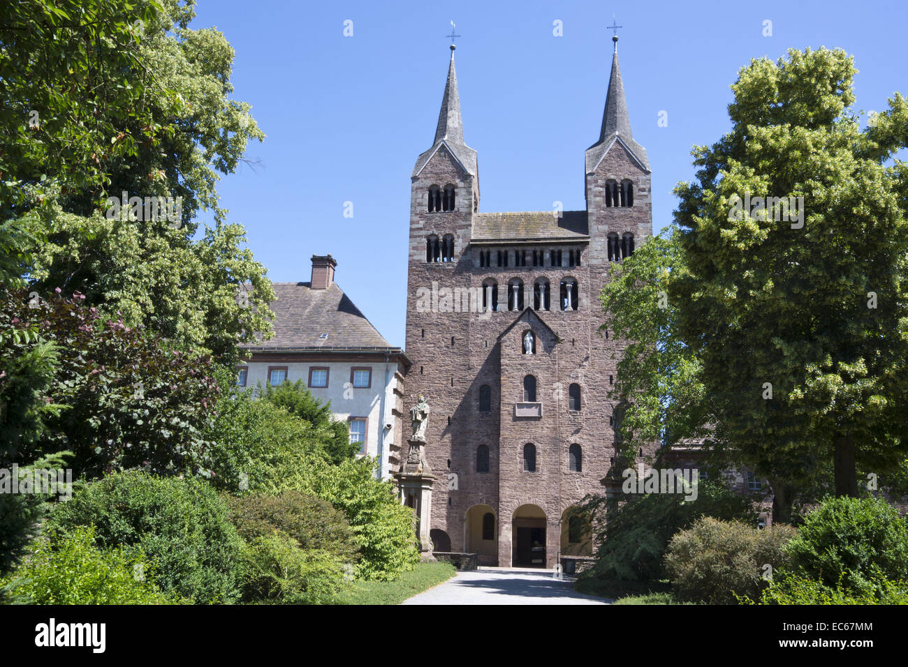 Abbey of Corvey, Parish Church St. Stephanus and Vitus, Hoexter, Weser ...
