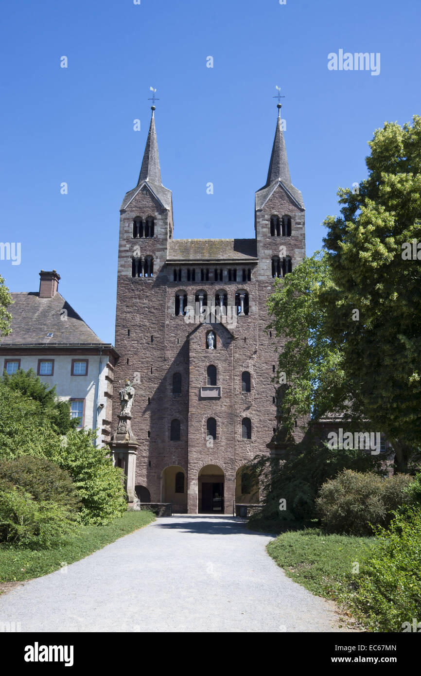 Abbey of Corvey, Parish Church St. Stephanus and Vitus, Hoexter, Weser ...