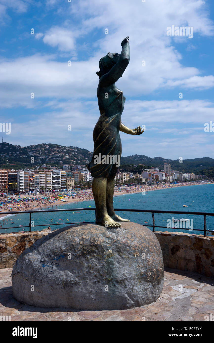 Monument a la Dona Marinera, Lloret de Mar, Costa Brava, Comarca Selva ...