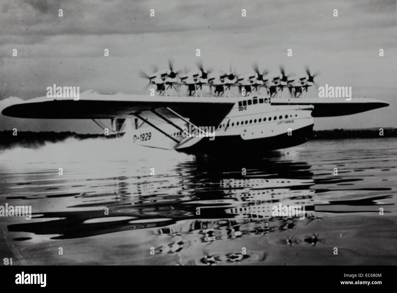 The Dornier Do X was a German flying boat built in the late 1920s ...