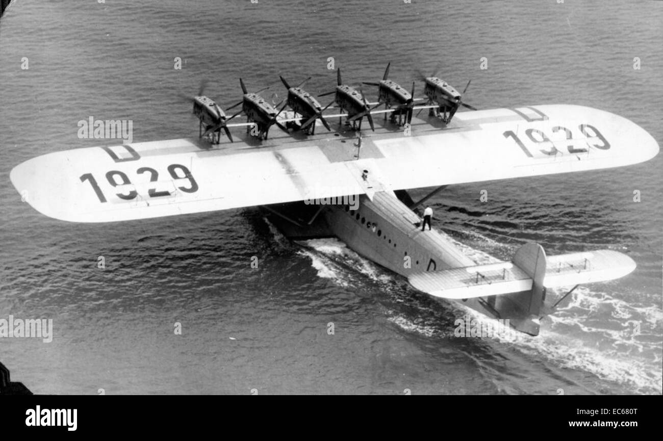 The Dornier Do-X 15136 is a famous German flying boat, recognized as ...