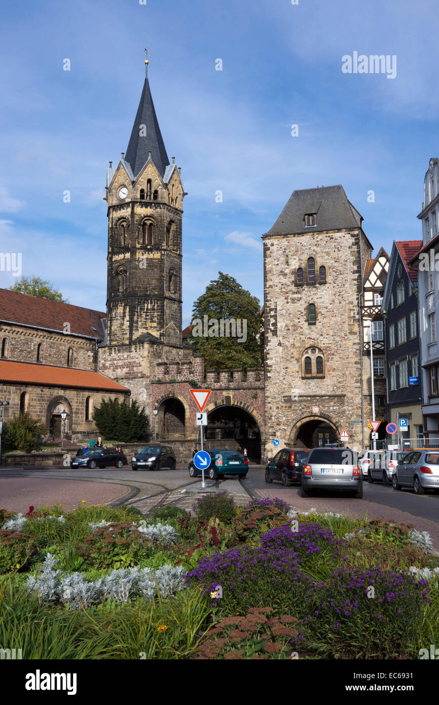 Church of St Nicholas and towngate St Nicholas Gate, Eisenach ...