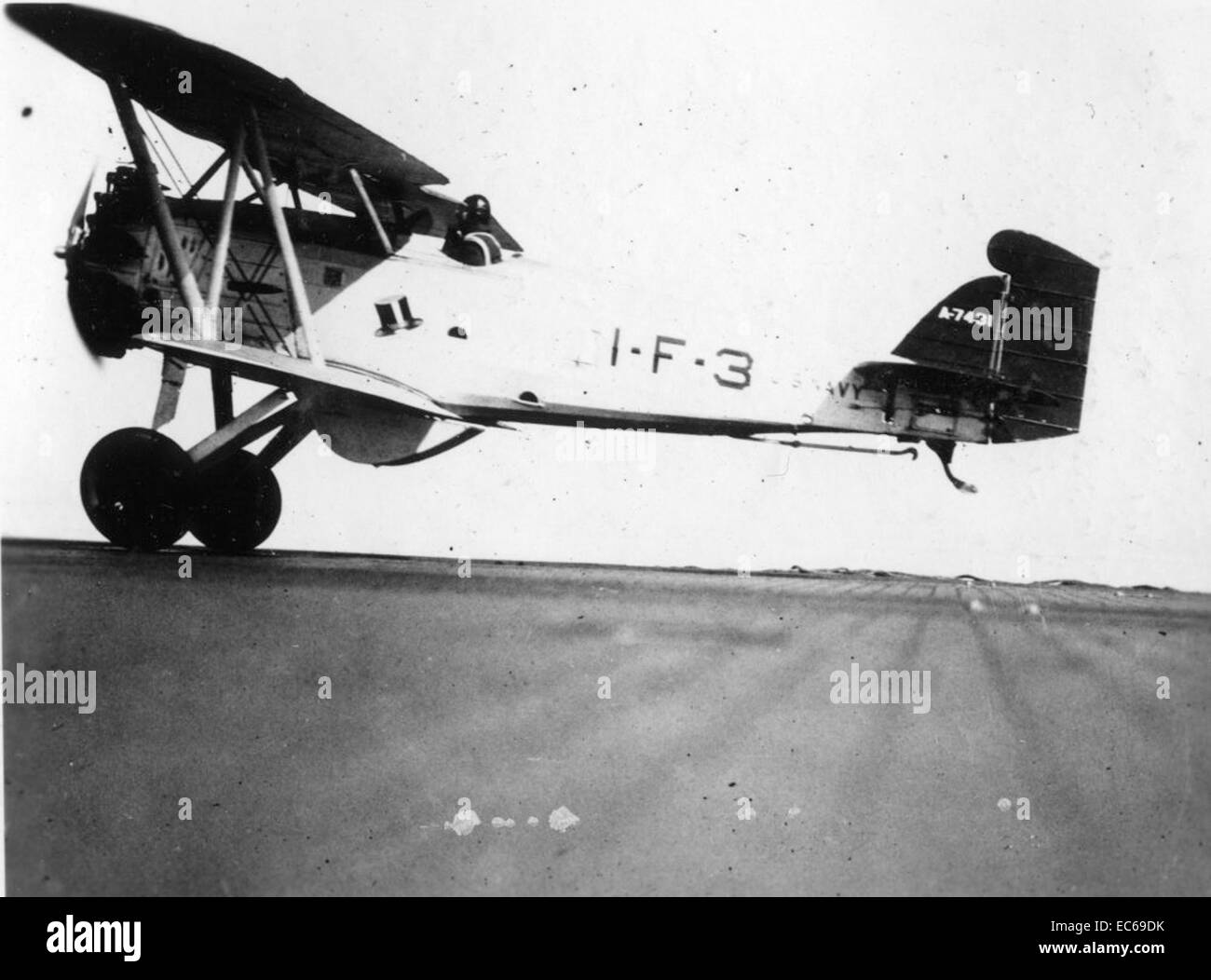 This image depicts an F2B-1 aircraft, with registration number A-7431 ...