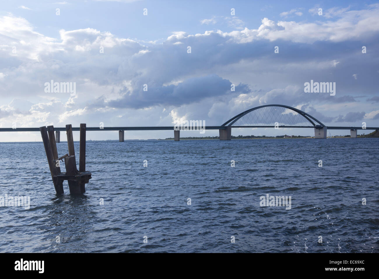 Fehmarn Sound Bridge, Fehmarnsundbruecke, Baltic Sea, Fehmarn Island ...