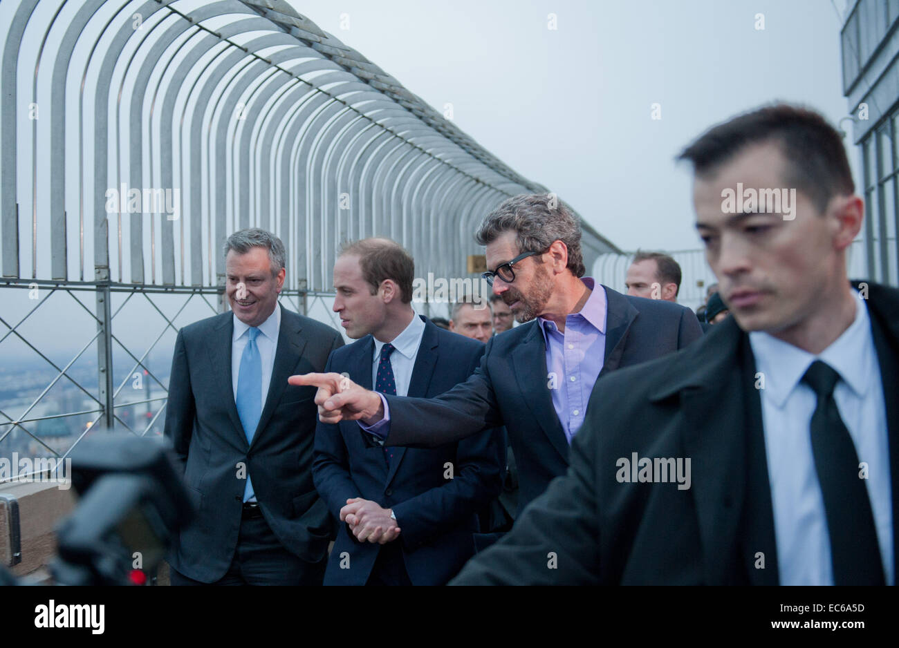 Manhattan, New York, USA. 9th Dec, 2014. Britain's Prince WILLIAM, Duke ...