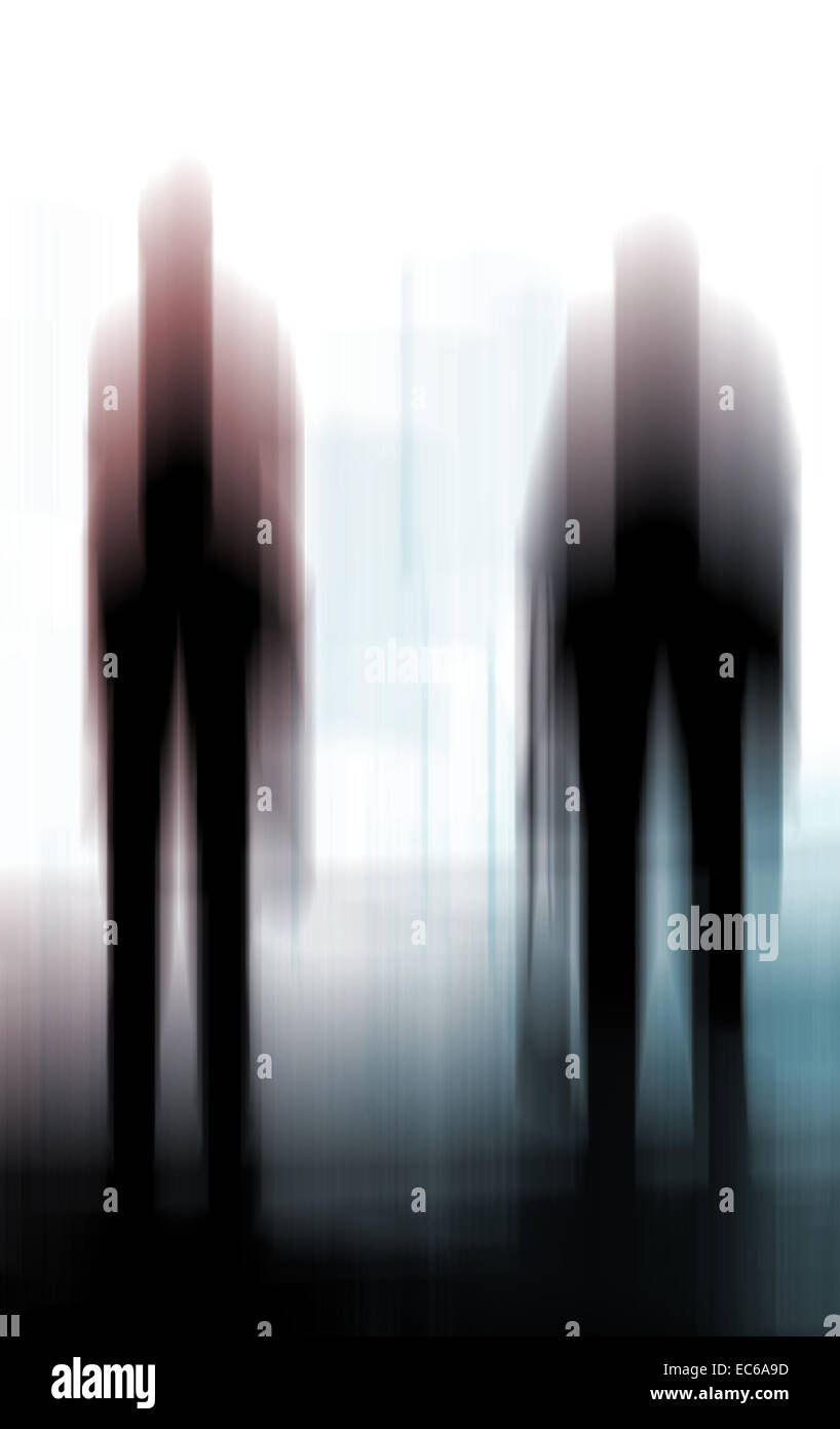 Two people abstract Stock Photo - Alamy