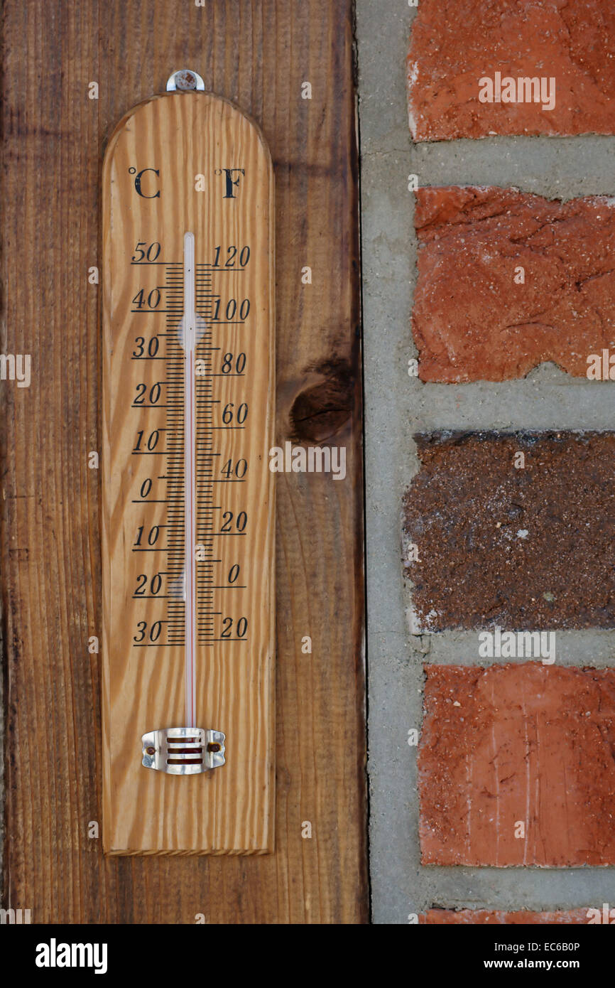 Thermometer house outdoor hi-res stock photography and images - Alamy
