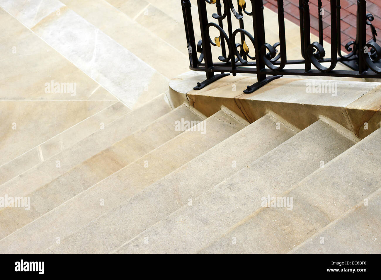 Stairs made of sandstone Stock Photo - Alamy