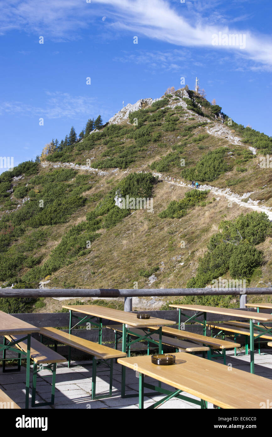 Summit of the Mt. Jenner, Berchtesgaden National Park, Berchtesgadener ...