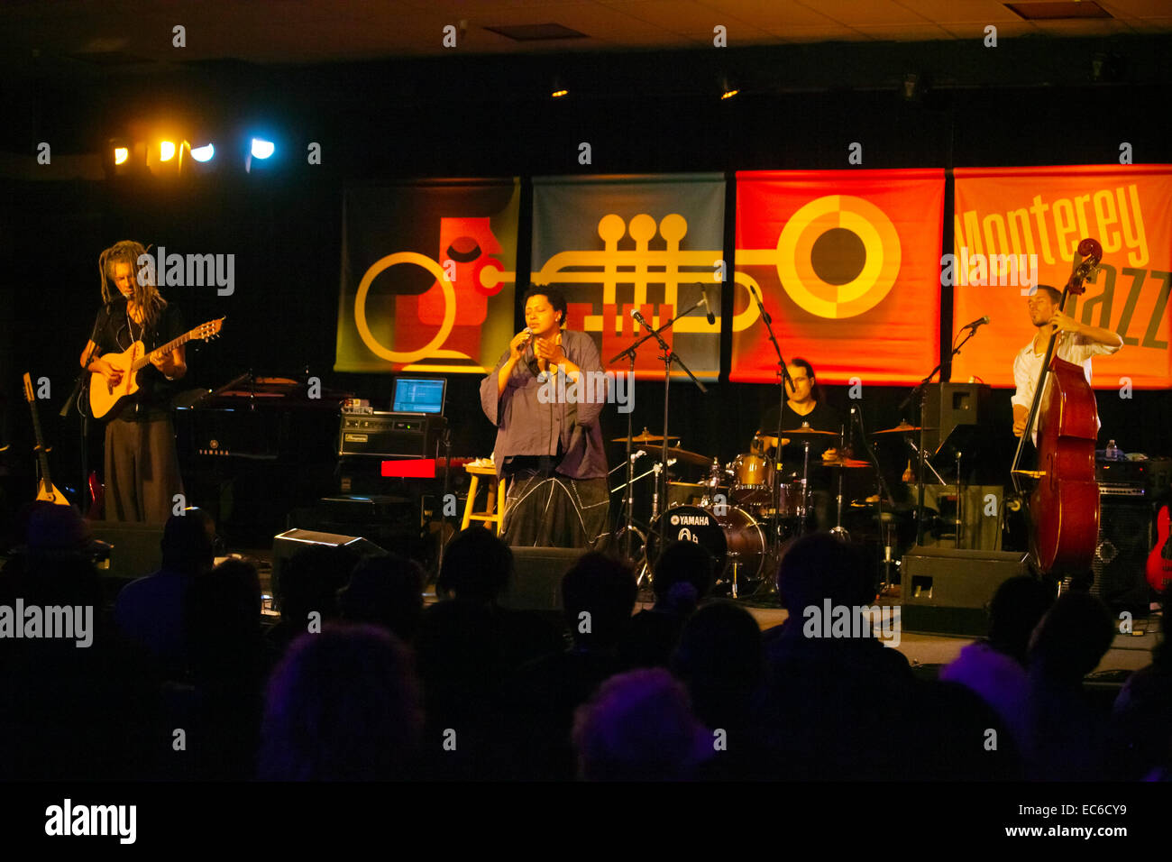 Female singer performing at jazz club hi-res stock photography and ...