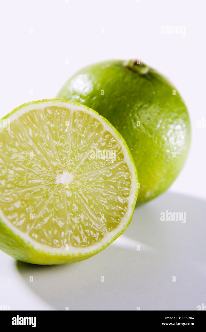 Two whole limes hi-res stock photography and images - Alamy