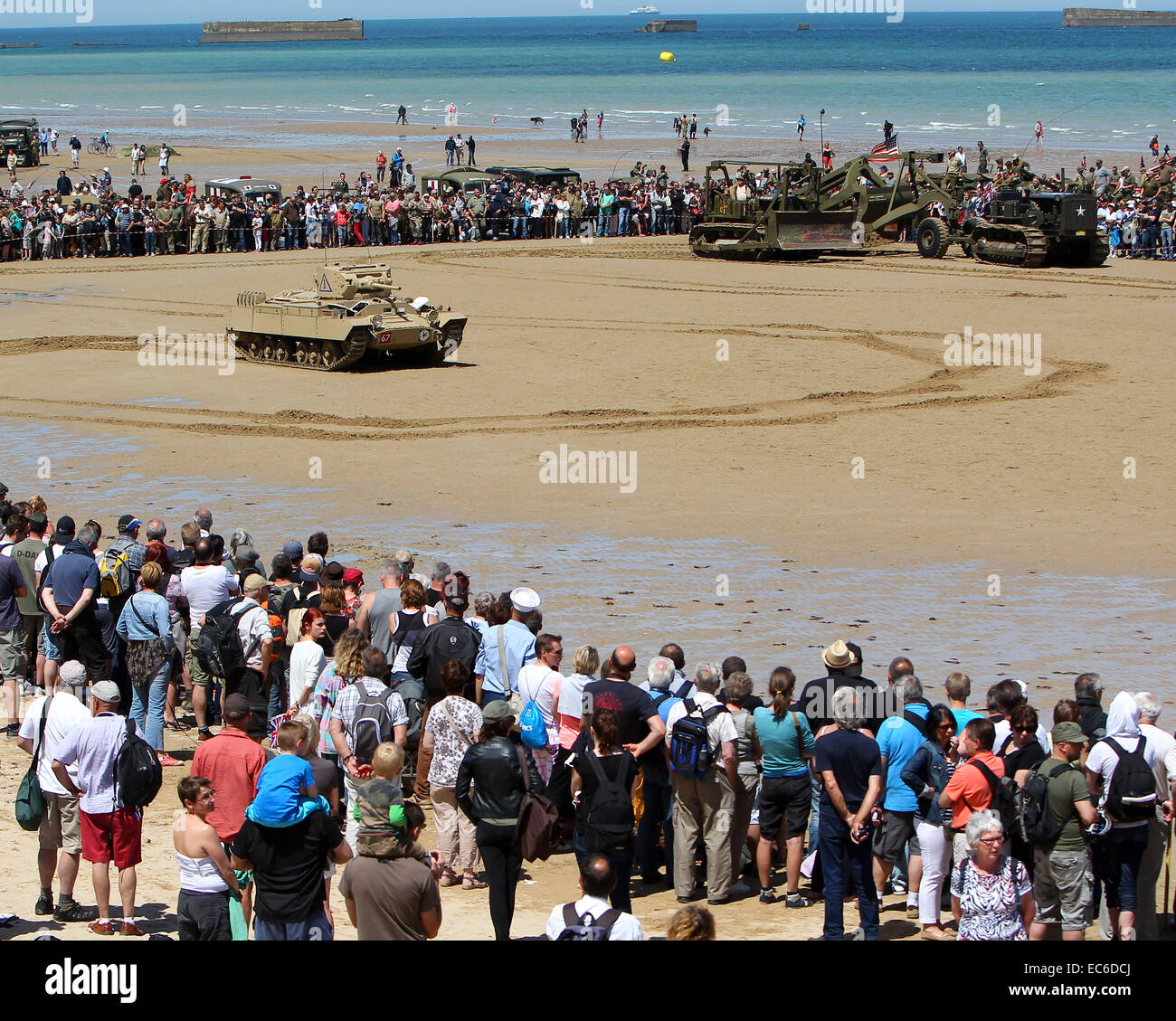 Service of Remembrance, 70th Anniversary of D Day, Gold Beach ...
