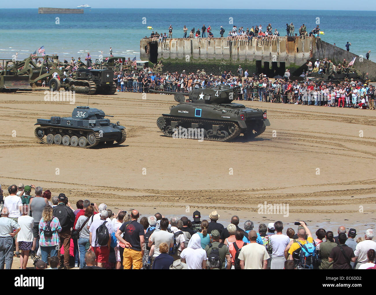 Service of Remembrance, 70th Anniversary of D Day, Gold Beach ...
