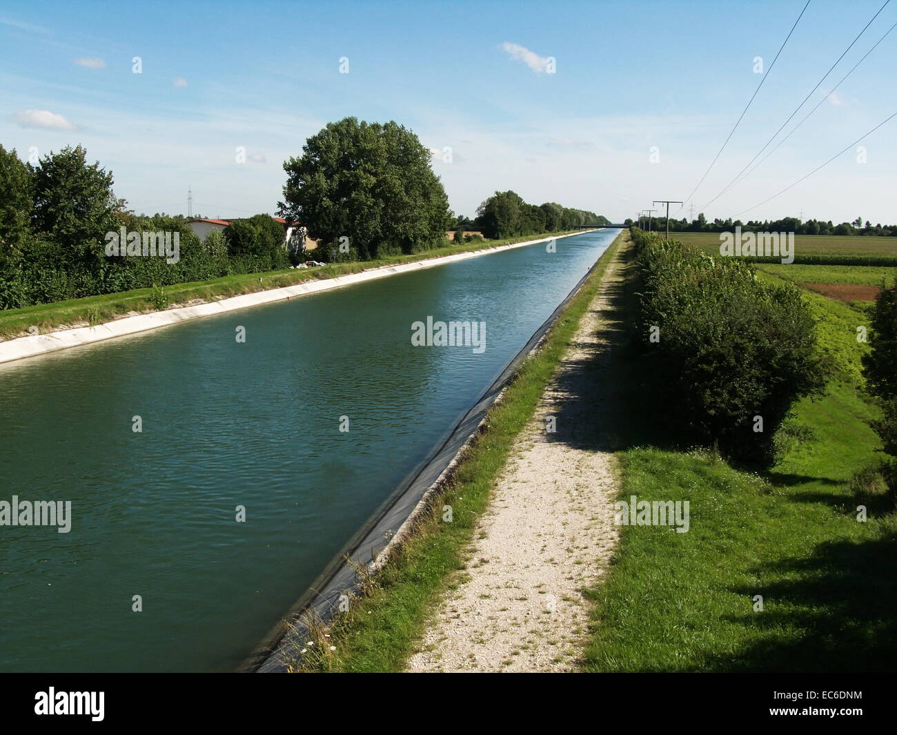 The Isarkanal in Erding, Bavaria, Germany Stock Photo - Alamy
