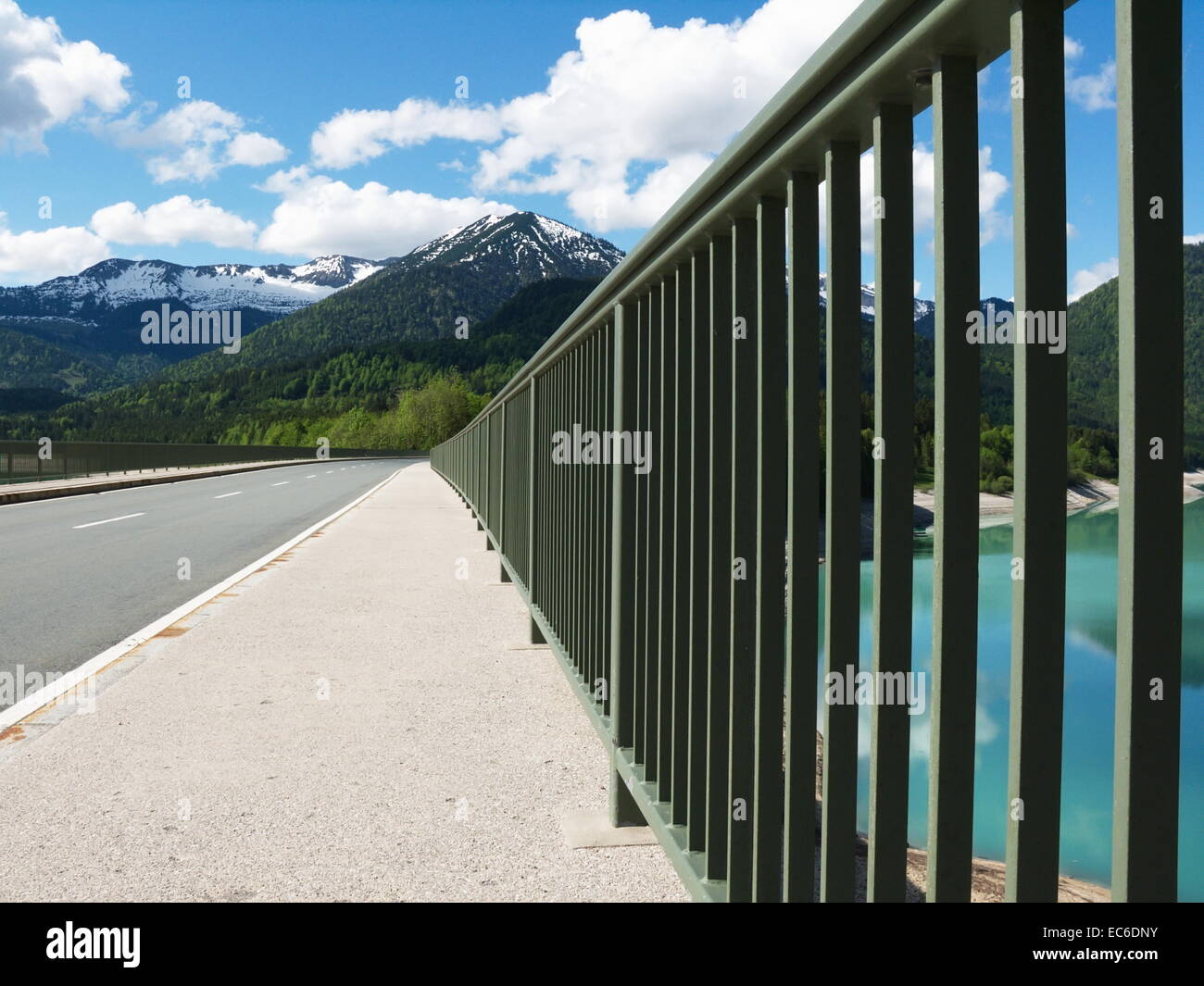 Bridge over lake sylvenstein hi-res stock photography and images - Alamy