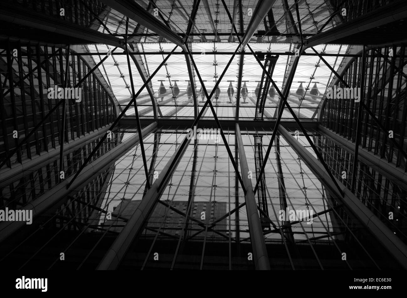 Atrium window Black and White Stock Photos & Images - Alamy