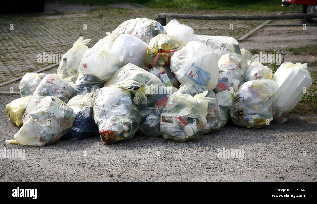 General waste and recyclable waste bin hi-res stock photography and ...