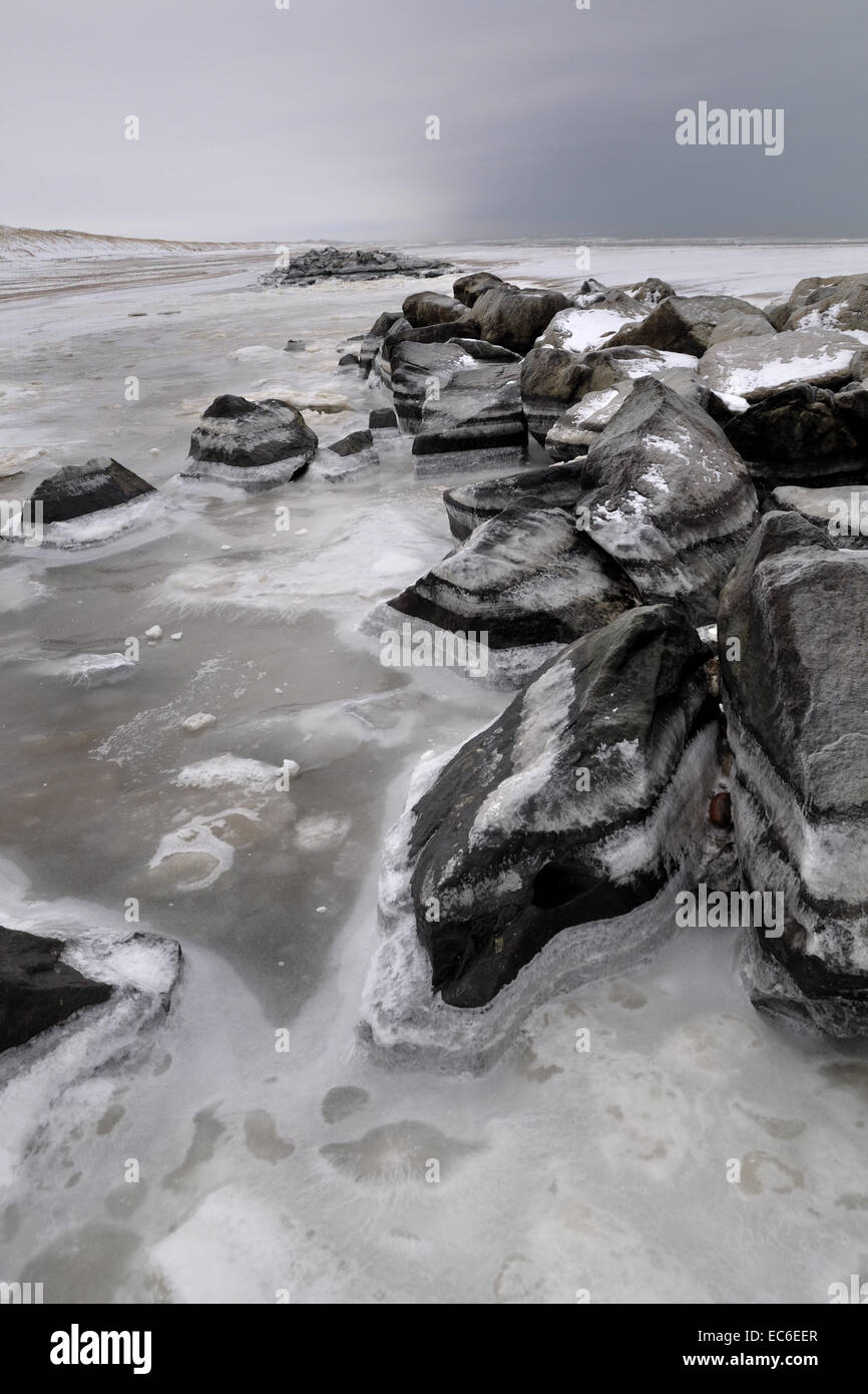 Winterlandscape in Denmark Stock Photo - Alamy