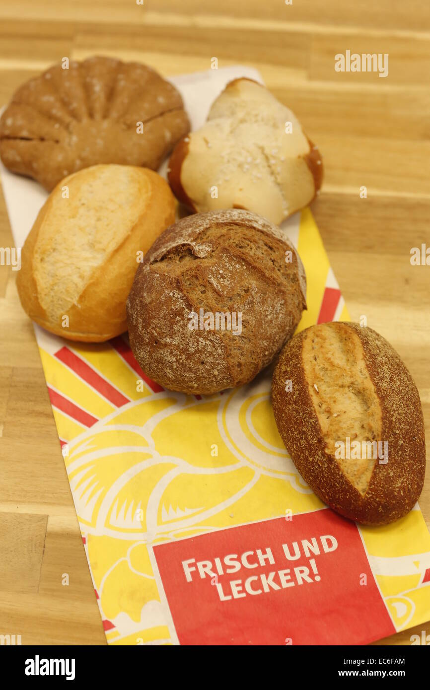 different kinds of buns Stock Photo - Alamy