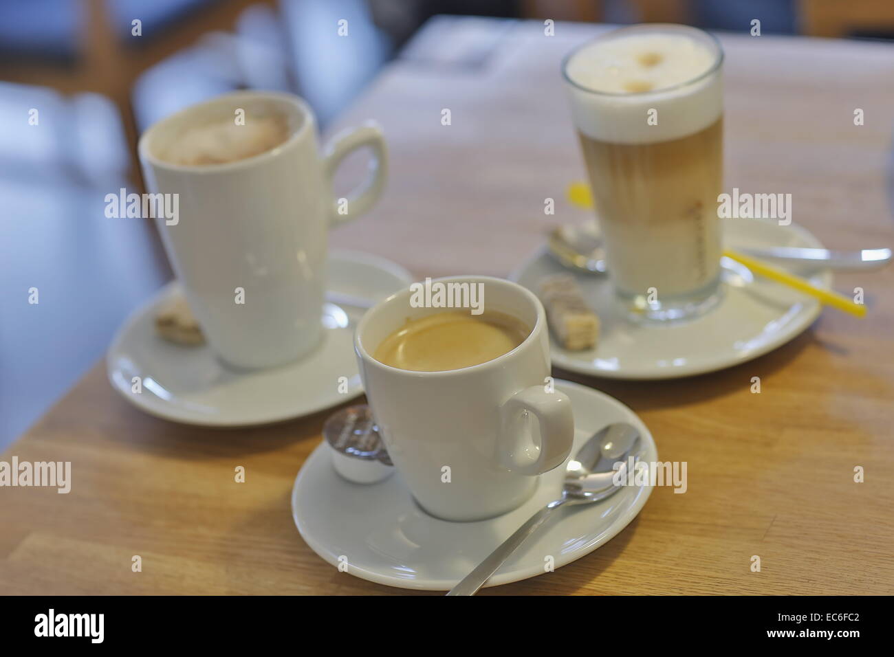 Kinds of coffee drinks hi-res stock photography and images - Alamy