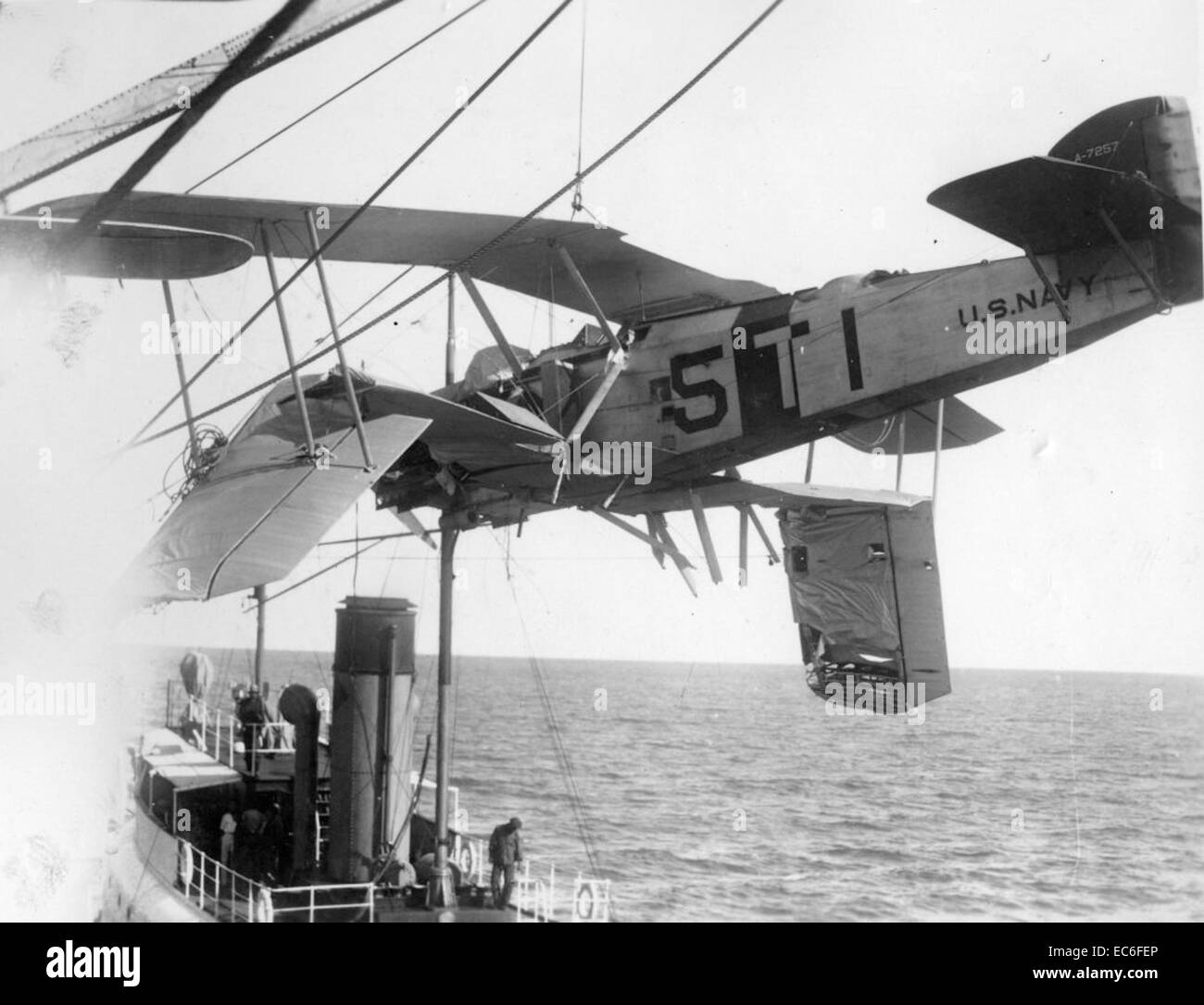 The Martin T3M-2, an early American biplane, played a significant role ...