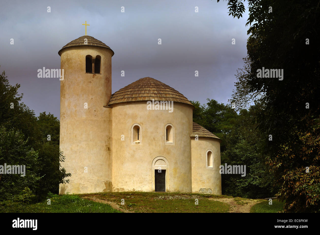 Rotunde auf dem Georgsberg Stock Photo - Alamy