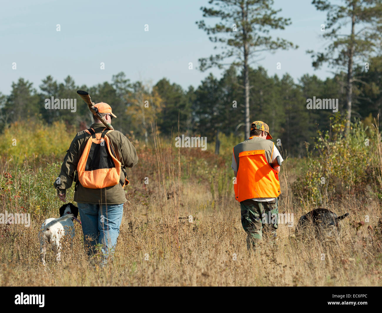 Father and son hunting not gun hi-res stock photography and images - Alamy
