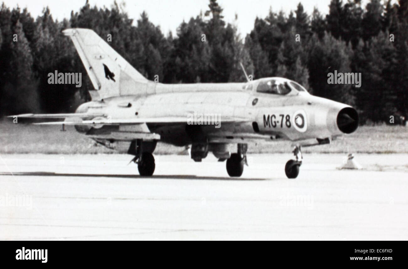 The Mikoyan-Gurevich MiG-21 is a Soviet-era supersonic jet fighter ...