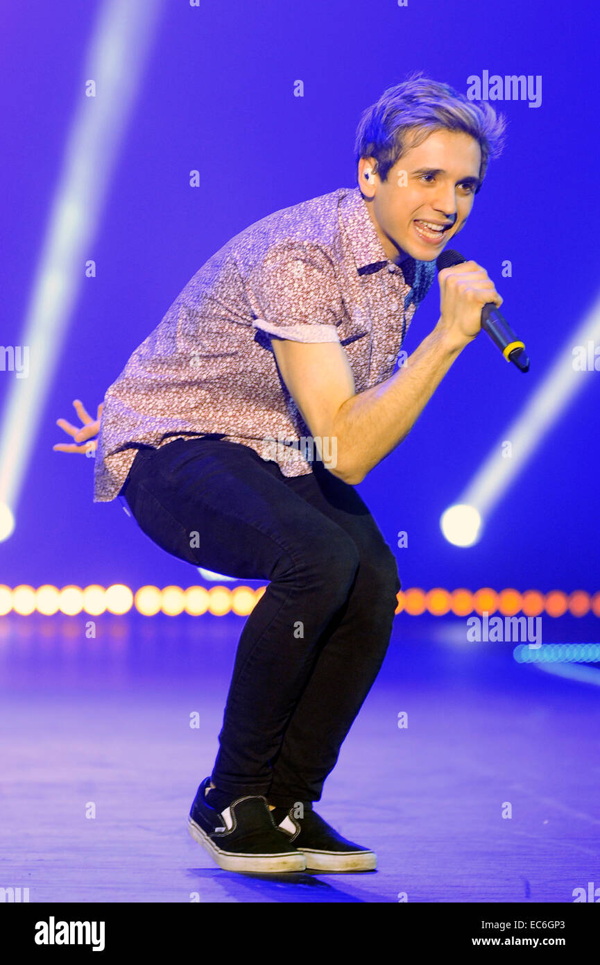 Elyar Fox performing at show at Clothes Show Live 2014, Birmingham NEC ...