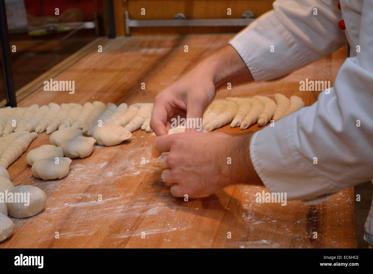 Bakers shaped pastries Stock Photo - Alamy