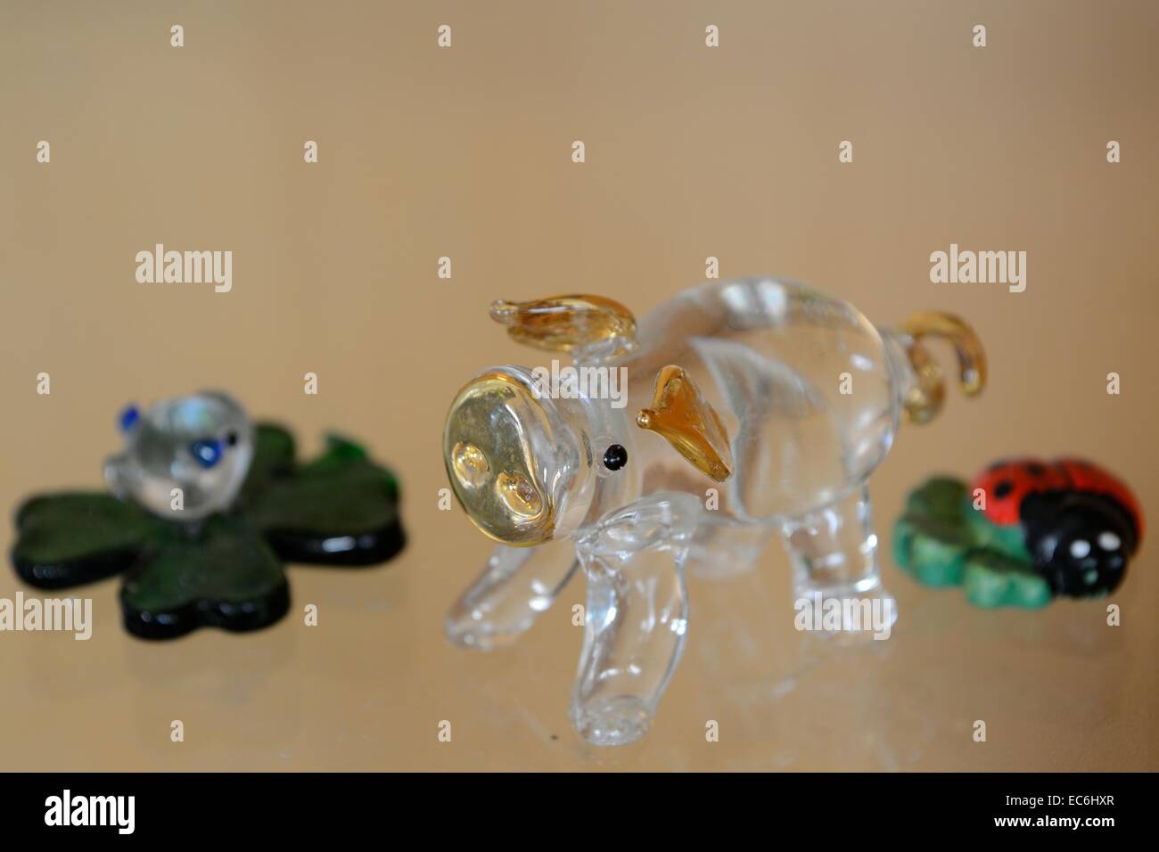 various lucky charms Stock Photo - Alamy