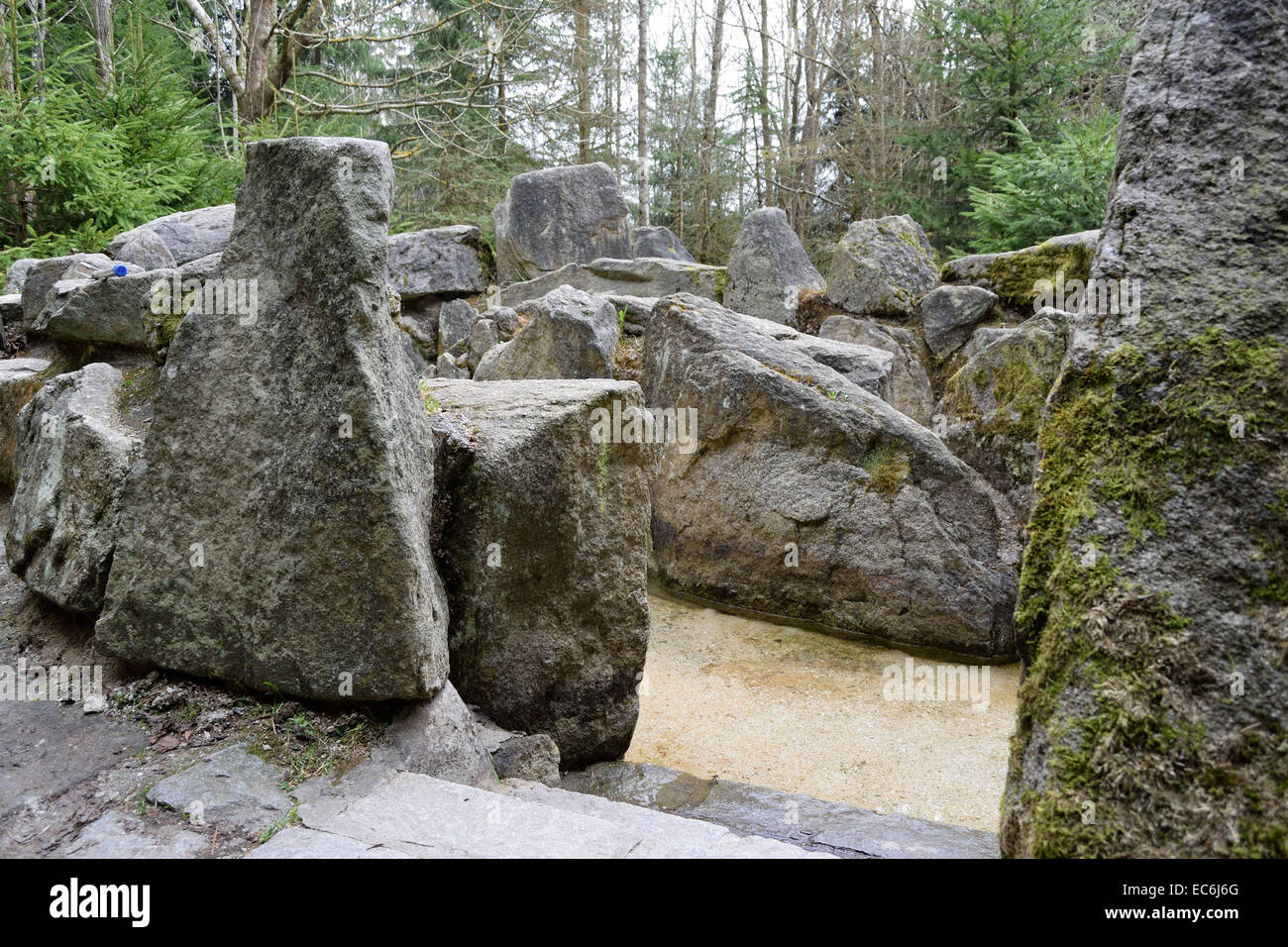 natural water basin for Foot Bath by Kneipp Stock Photo - Alamy