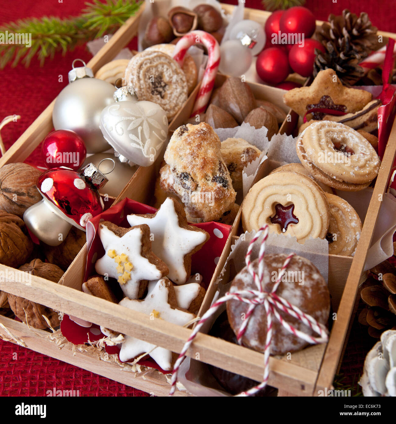 Christmas gingerbread cookies square hi-res stock photography and ...
