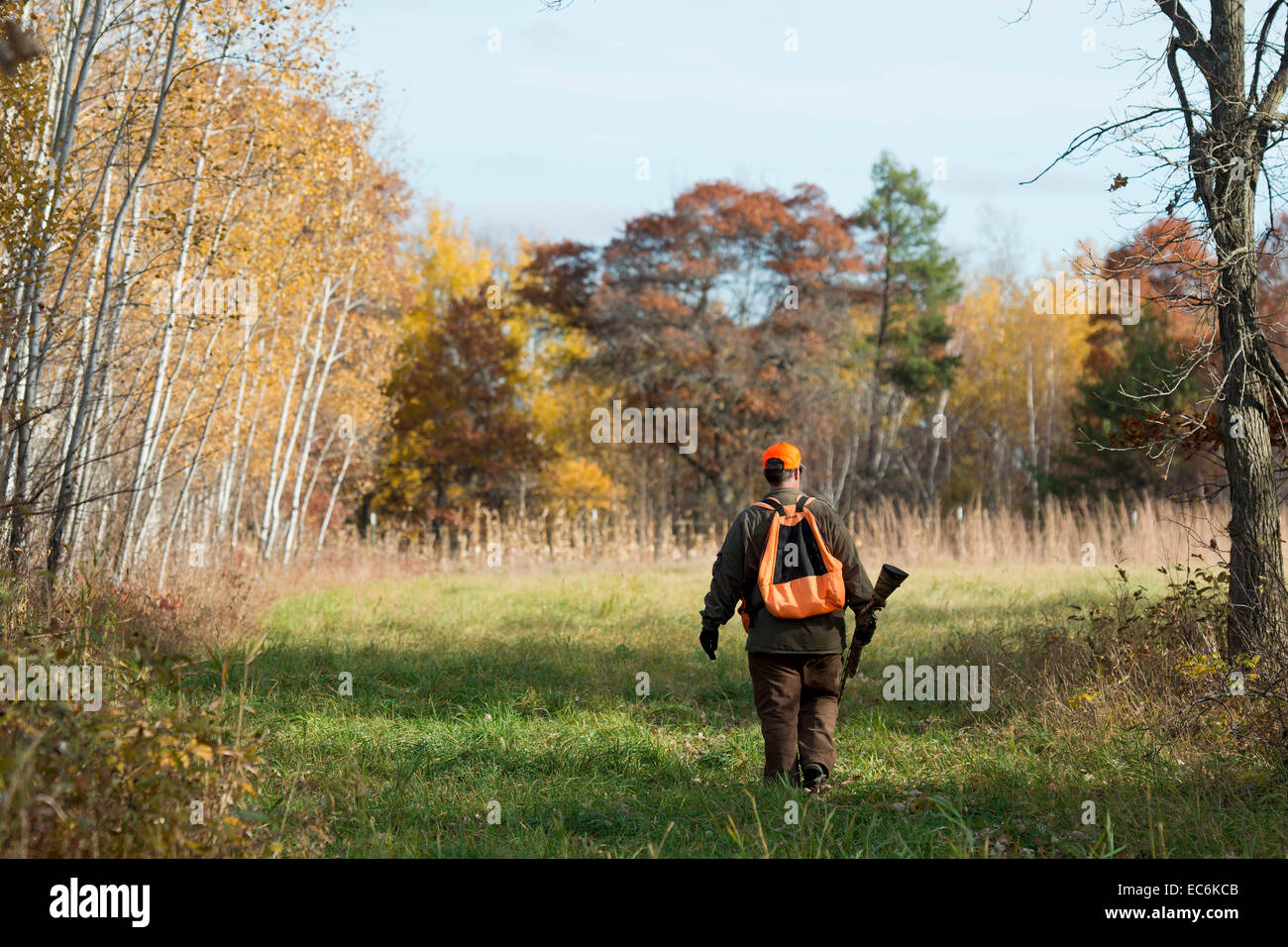 Hunter in the fall Stock Photo - Alamy