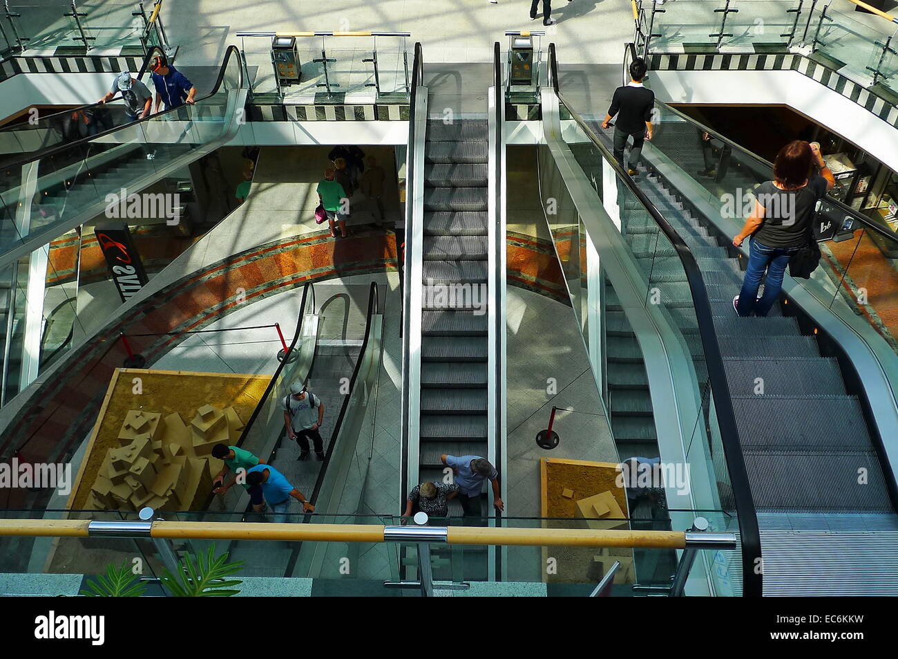 shopping centre modern Stock Photo - Alamy