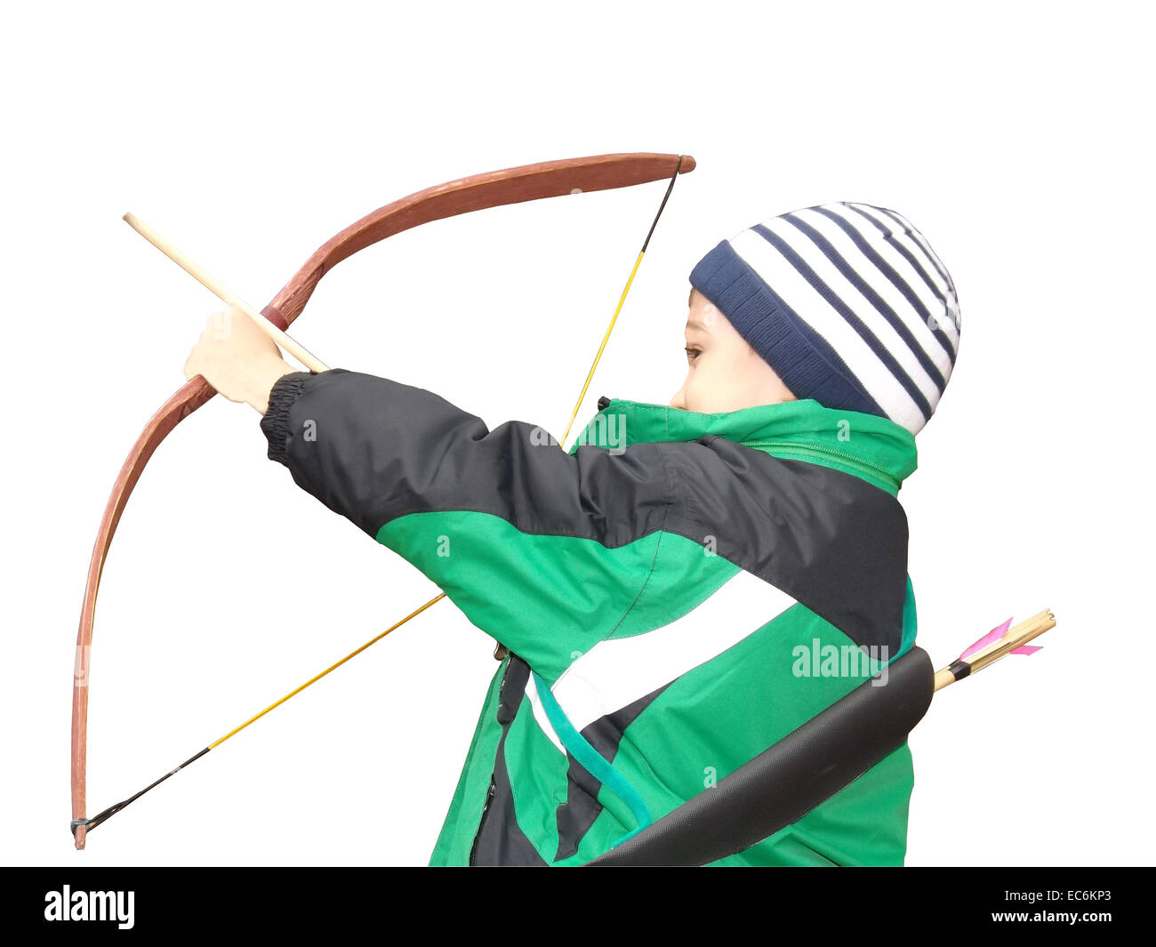 Boy child children archery bow hi-res stock photography and images - Alamy