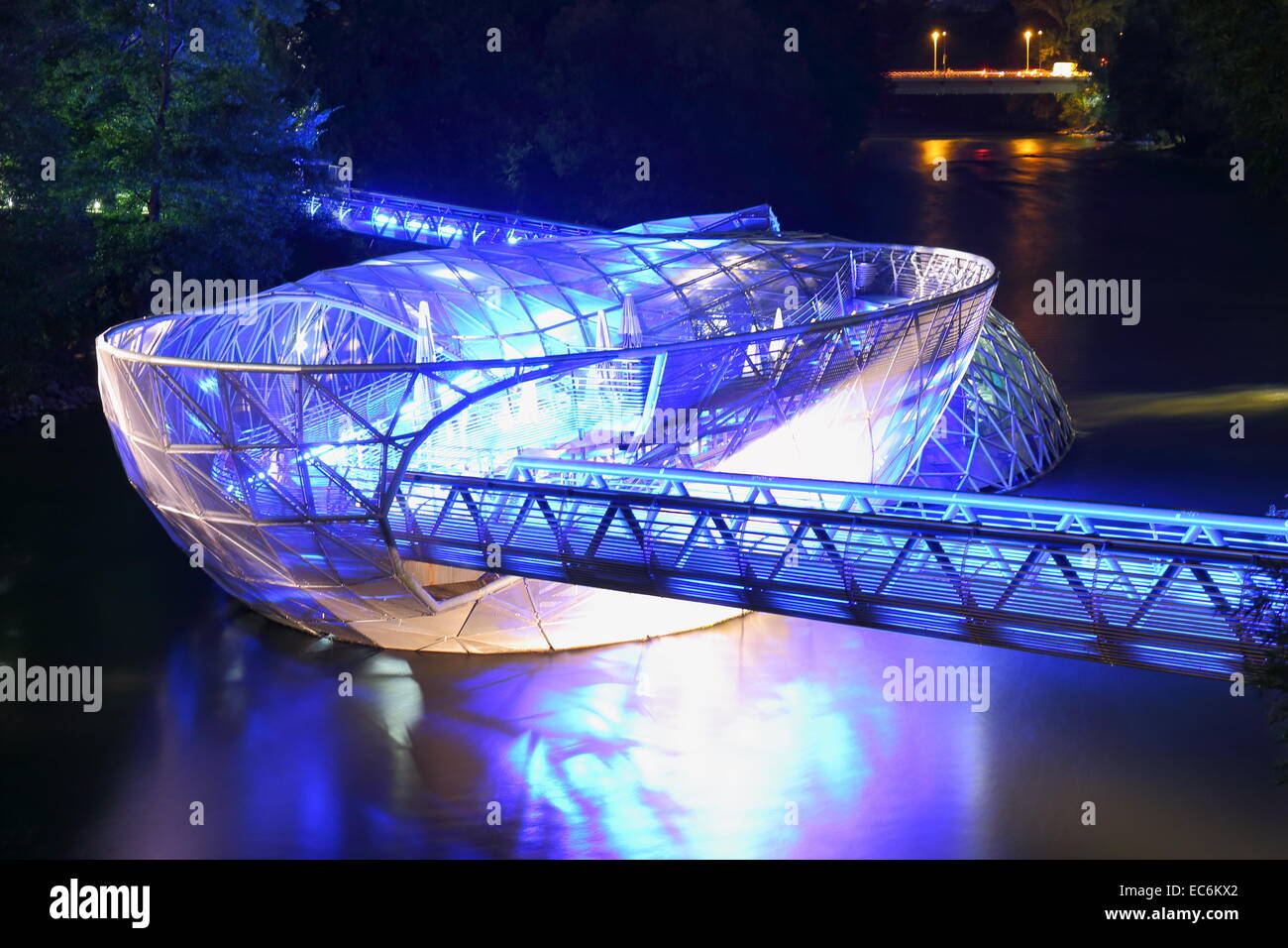 Graz at Night Stock Photo - Alamy