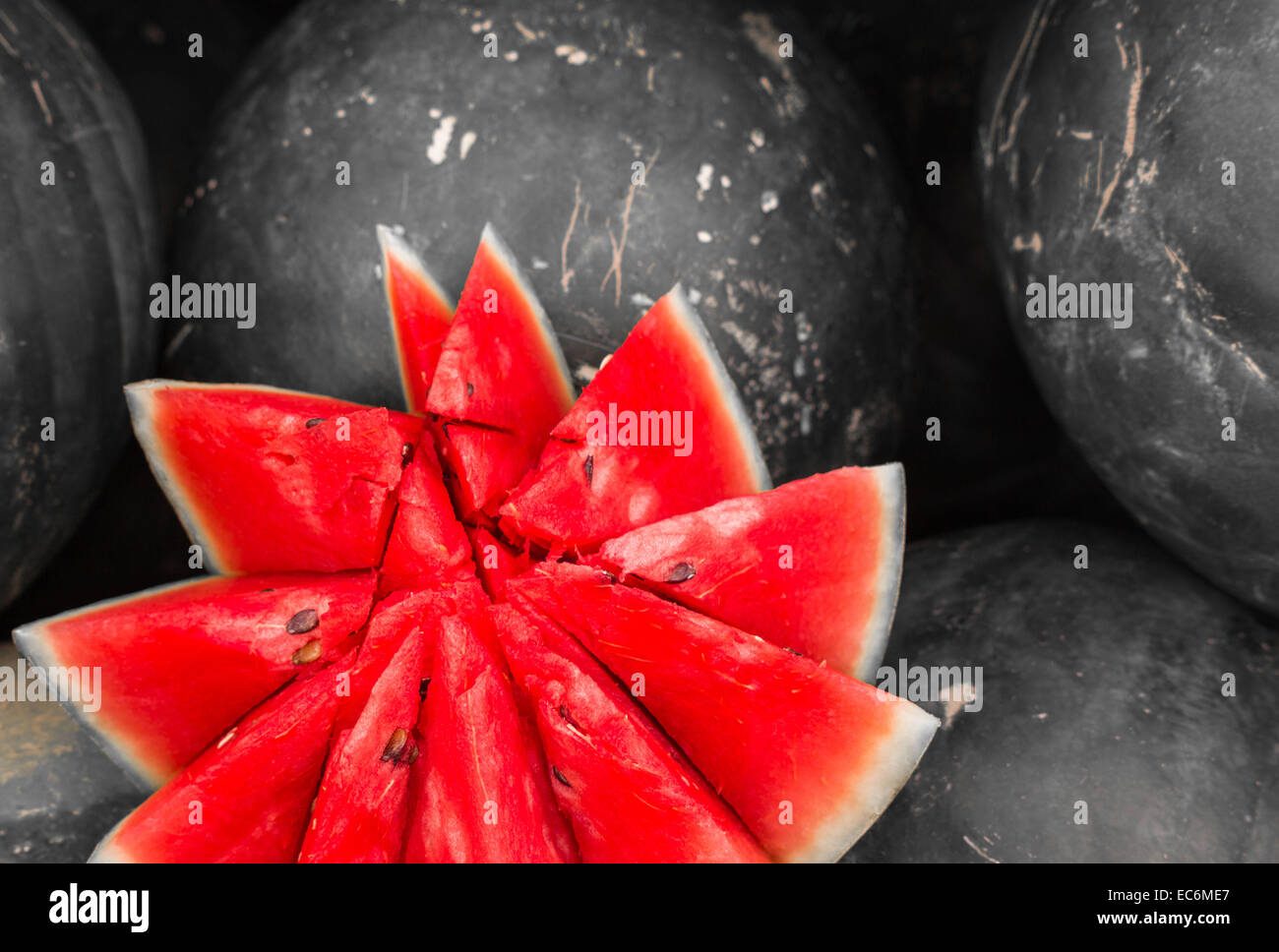 Cut up watermelon hi-res stock photography and images - Alamy