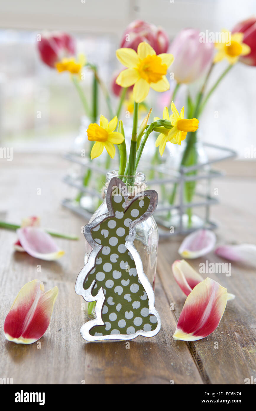 Colorful spring flowers Stock Photo - Alamy